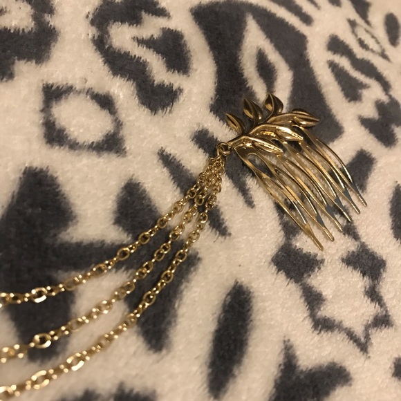 Accessories | Golden Greek Goddess Leaf Hair Pin | Poshmark